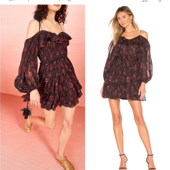 Ulla Johnson | Dresses | Ulla Johnson Size 4 Monet Cold Shoulder Dress ...